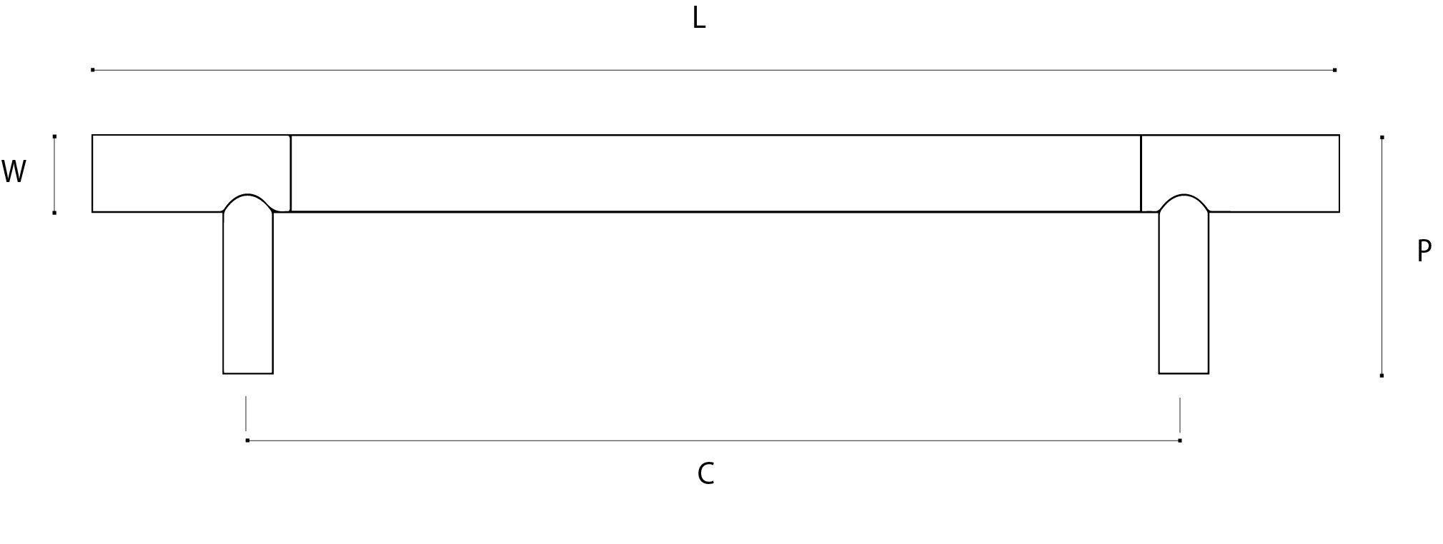 16MM BARREL SOLID HAMMERED - Turnstyle Designs