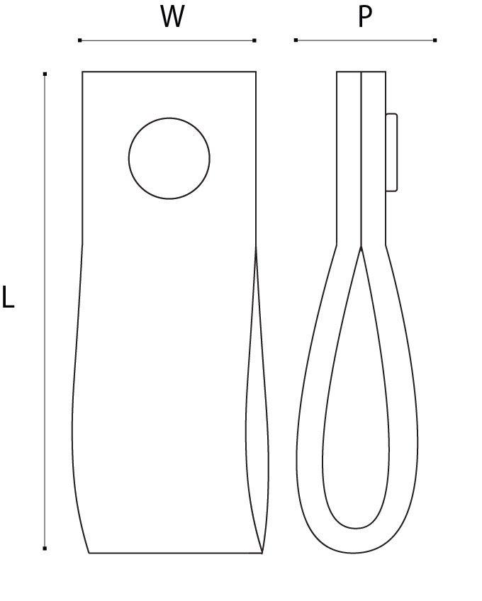BUTTON STITCHED LOOP STRAP - Turnstyle Designs