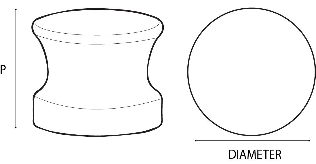 ROUND BUTTON SOLID - Turnstyle Designs