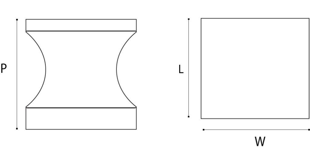 SQUARE BUTTON SOLID - Turnstyle Designs